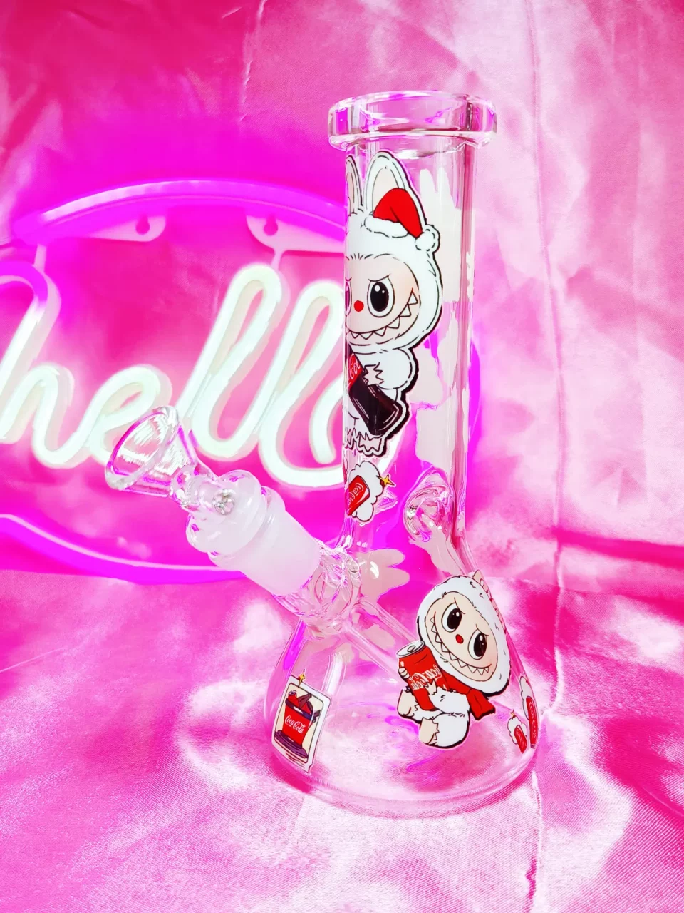 Cartoon Coca-Cola Labubu Bong - Girl Stash