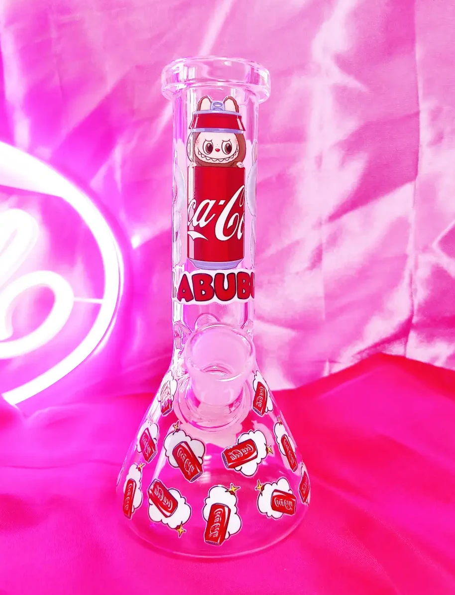 Coca-Cola Labubu Inspired Glass Bong - Girl Stash