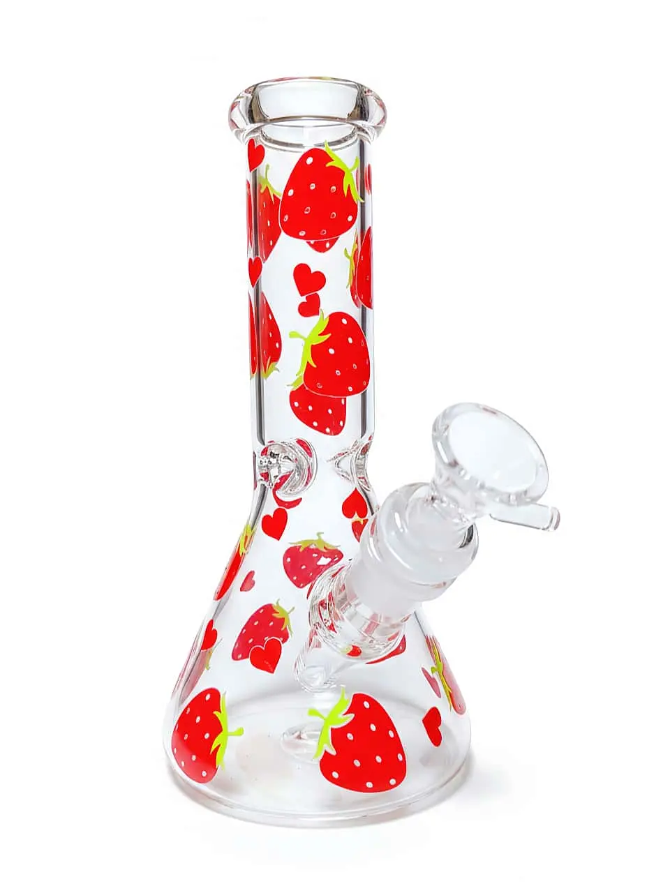 Strawberry Beaker Glass Bong | Sweet Berry Paradise - Girl Stash