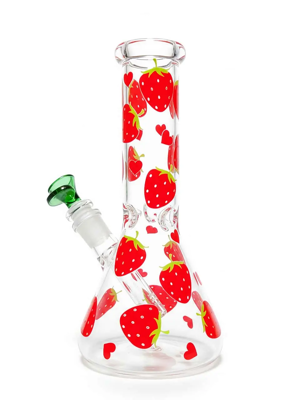 Strawberry Beaker Glass Bong | Sweet Berry Paradise - Girl Stash